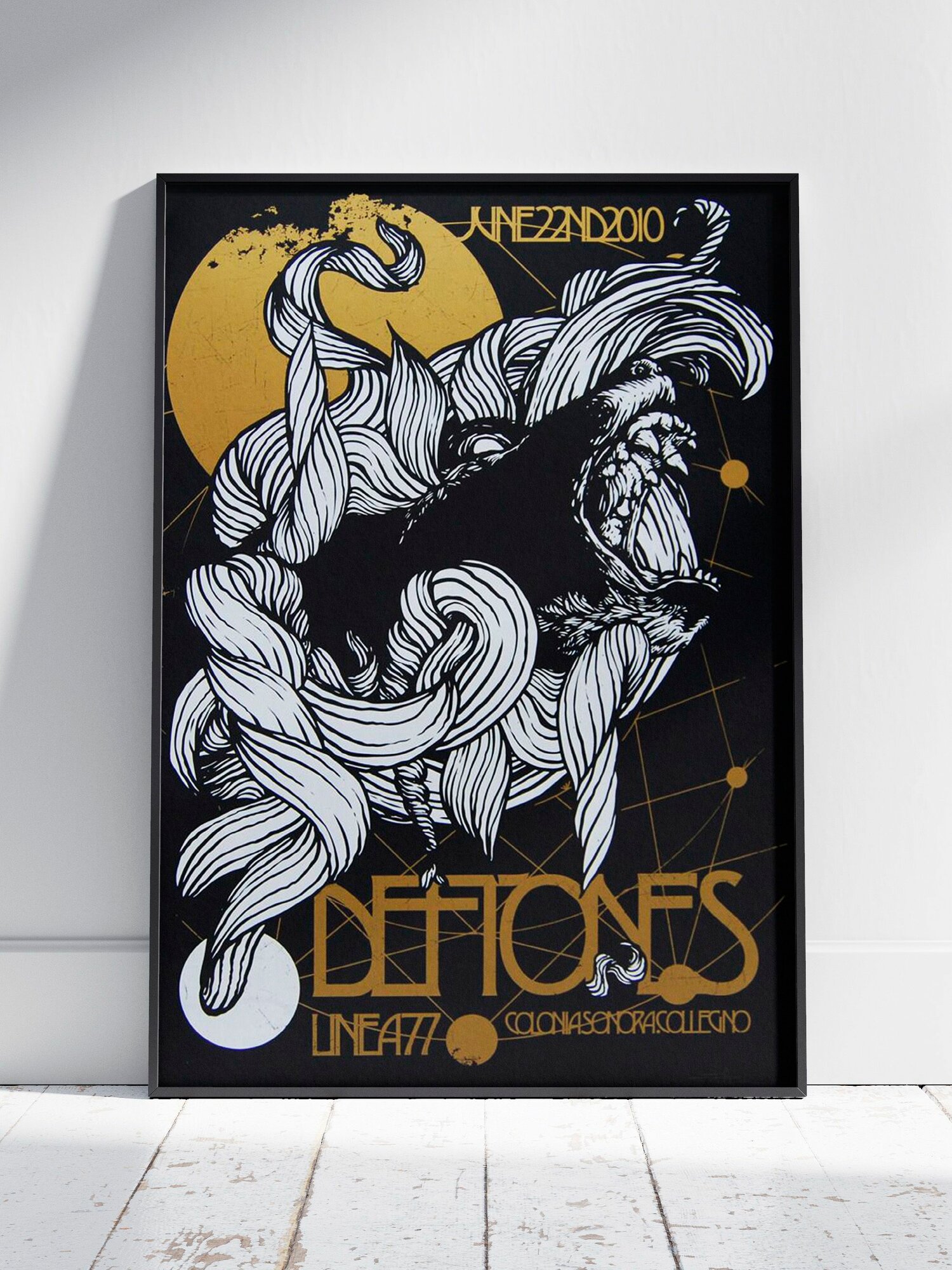 Плакат на стену для интерьера Дефтонс (Deftones 34) - Постер по музыке и артисту формата A4 (21x30 см)
