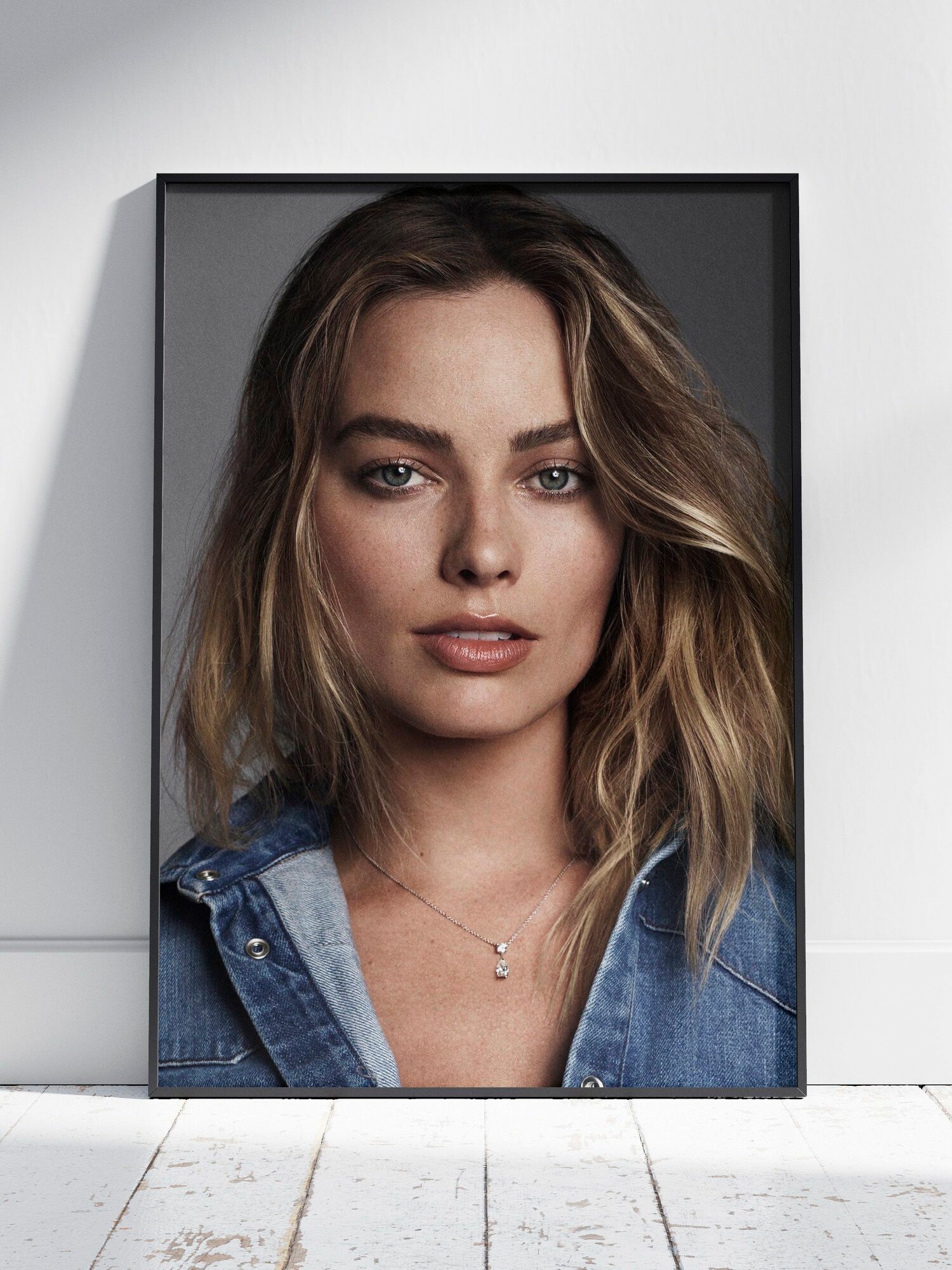Плакат на стену для интерьера Марго Робби (Margot Robbie 3) - Постер по актеру фильма, кино, сериала формата A4 (21x30 см)