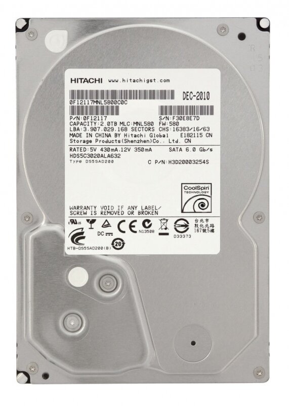 Жесткий диск Hitachi H3D20003254S 2Tb SATAIII 3,5" HDD