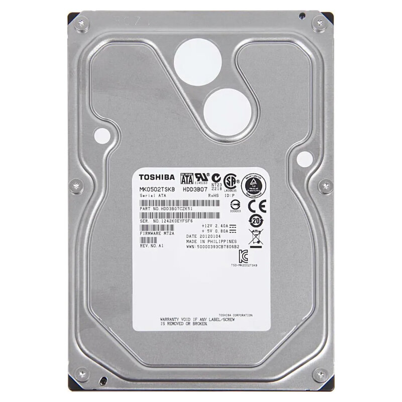 Жесткий диск Toshiba HDD3B07CZK51 500Gb SATAII 3,5" HDD