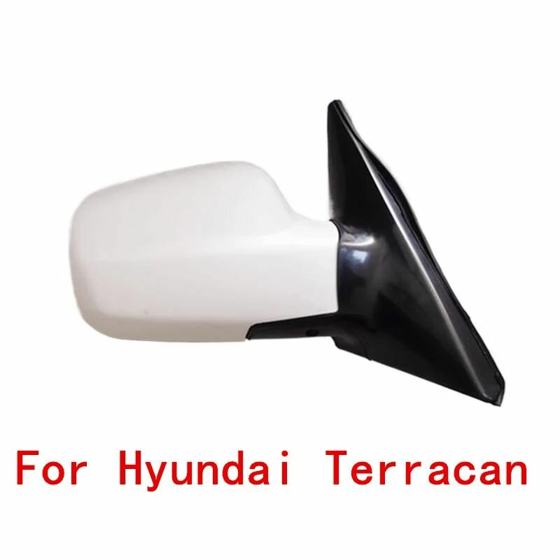 Наружное зеркало заднего вида электрическое в сборе для Hyundai Terracan 2.4/2.9 для установки — арт. 87630-H1001
