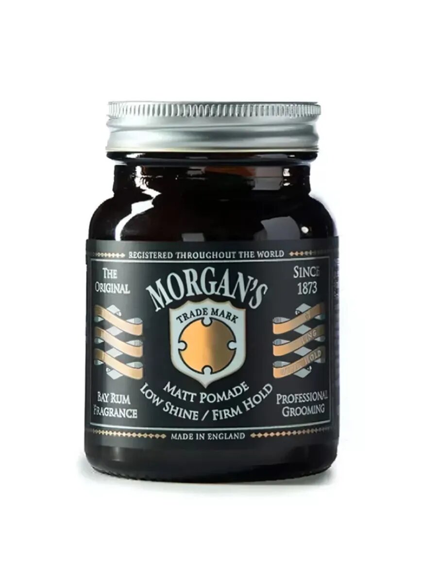 Morgans Pomade Bay Rum Matt Pomade Firm hold Матовая 100 гр