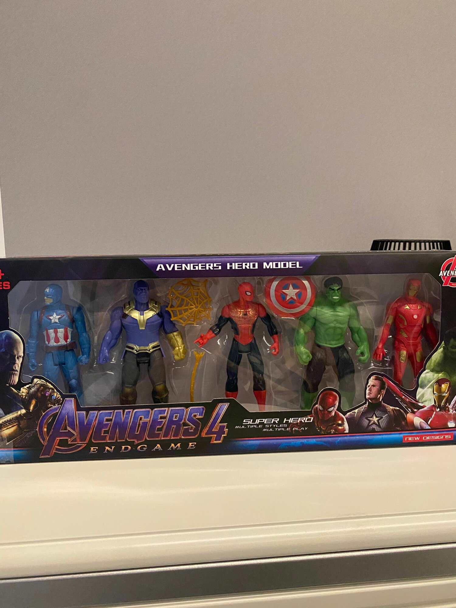 Игрушки-фигурки 5 штук Avengers / Набор героев Марвел / Отряд Мстителей. Товар уцененный