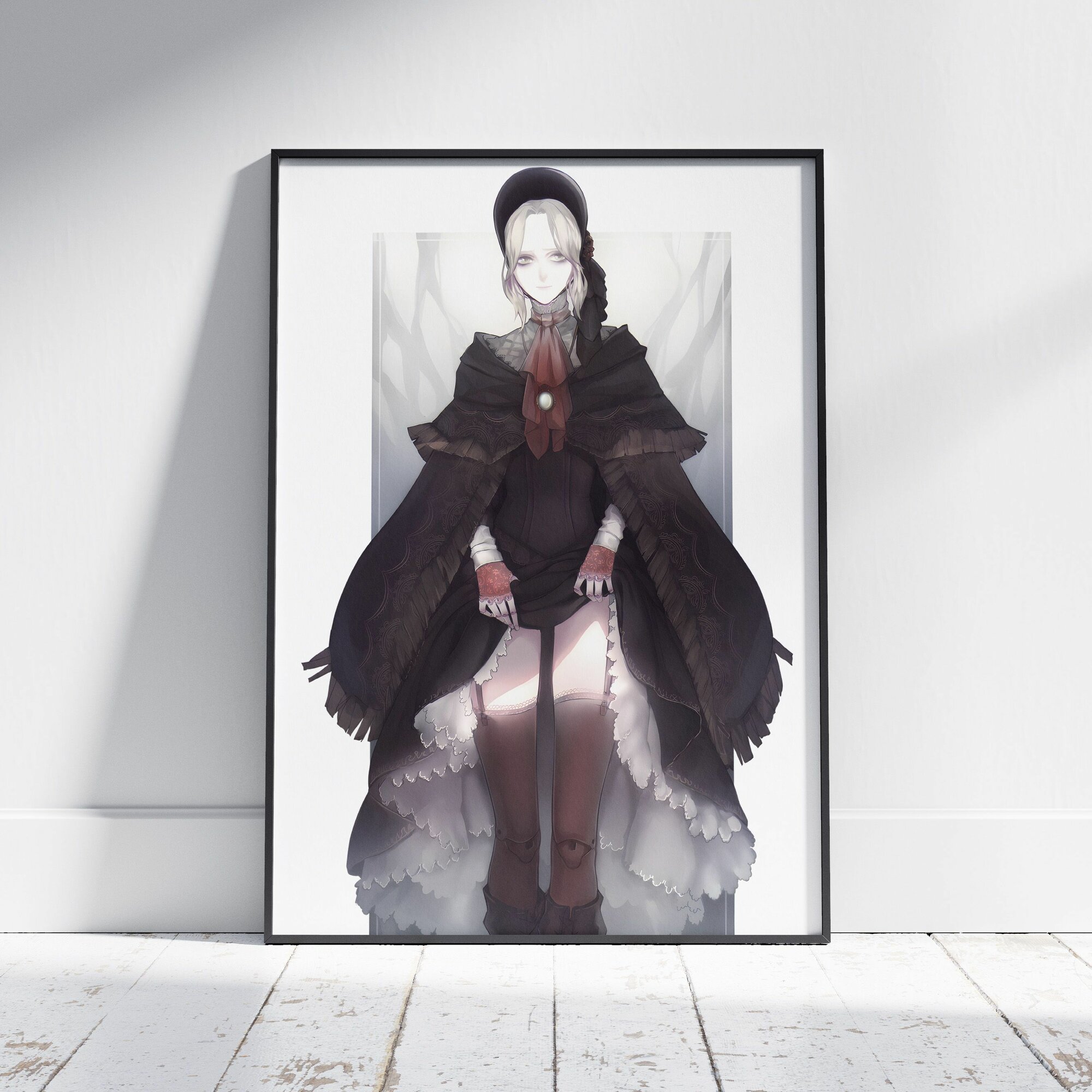 Плакат на стену для интерьера Бладборн (Кукла 6) - Постер по игре Bloodborne формата А3 (30x42 см)