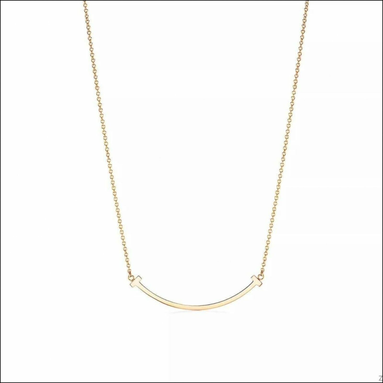 Ожерелье Tiffany T Smile с элегантными изгибами — для многослойных сочетаний, создания шикарного образа и подарка