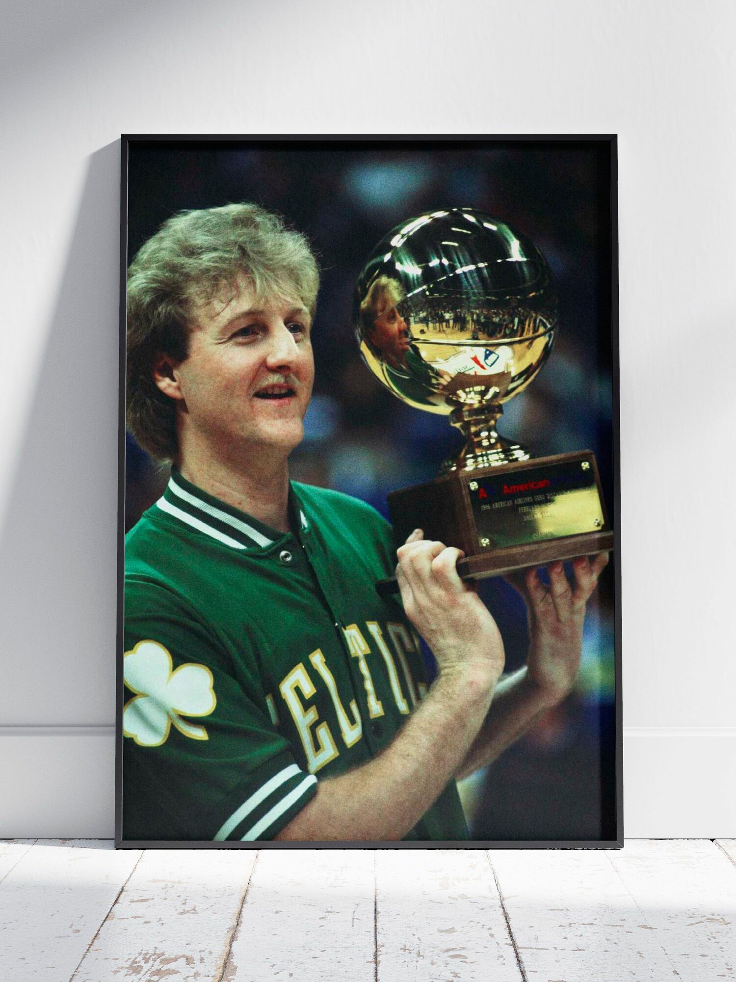 Плакат на стену для интерьера Легенды Баскетбола (Ларри Берд - Larry Bird 5) - Постер по спорту и физической активности формата A4 (21x30 см)