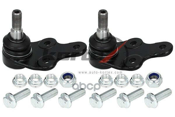 Опора шаровая FORD FOCUS II/C-MAX 04- пер. подв. лев/прав.(21mm) (к-т 2шт с крепежом) KORTEX арт. KBJ5504