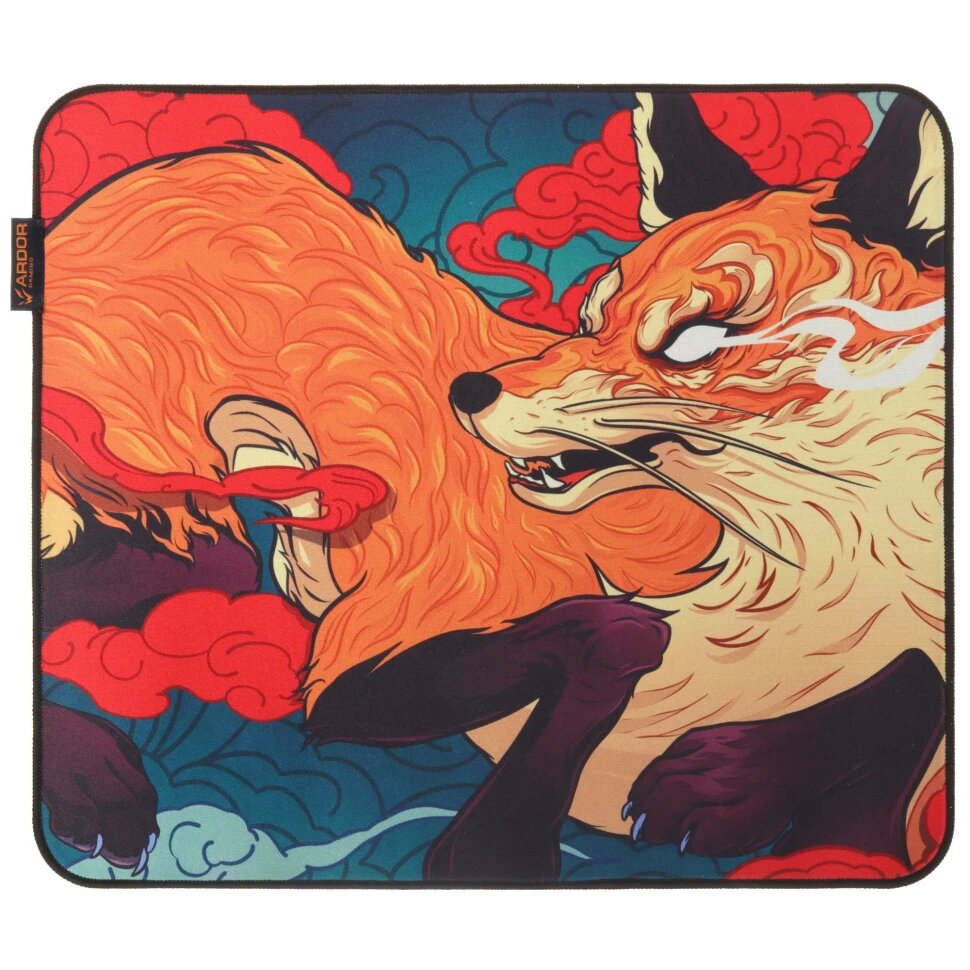 Коврик ARDOR GAMING Kitsune (M) разноцветный, 350 мм x 300 мм x 4 мм