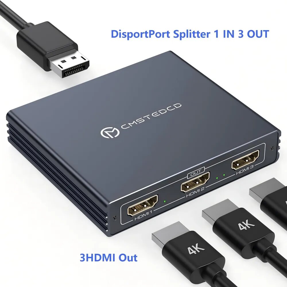 DisplayPort Splitter 1 в 3 выхода