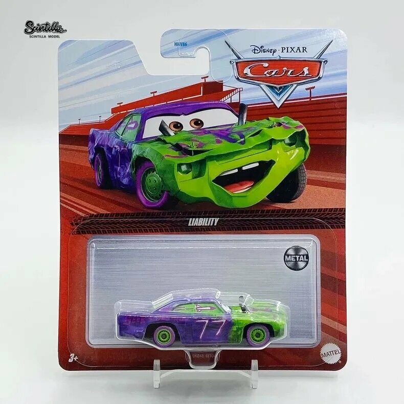 Машинка #MATTEL Cars Lightning McQueen Литой под давлением автомобильной модели