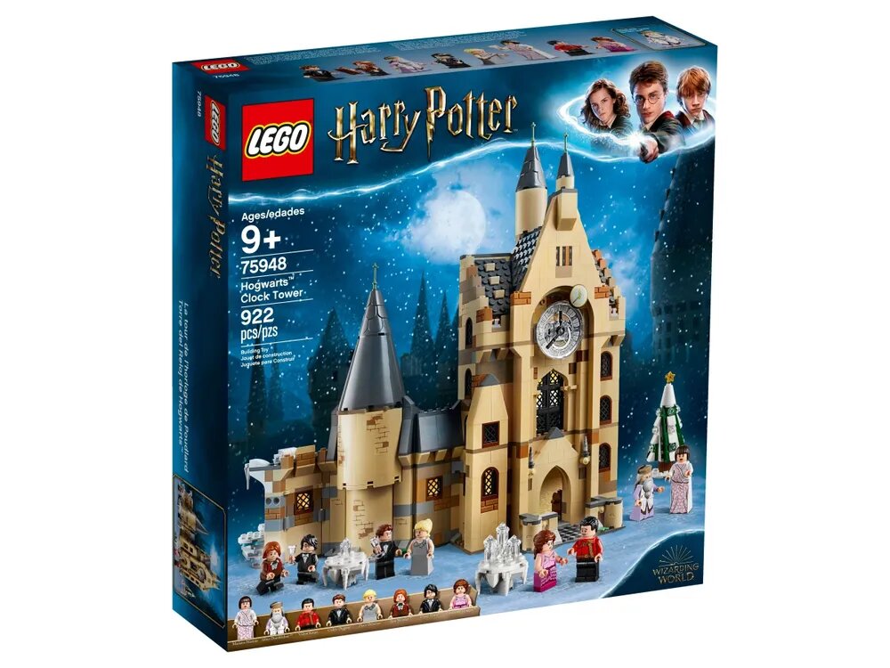 Лего Harry Potter серия, LEGO 75948 Часовая башня Хогвартса, lego конструктор для мальчика, лего для девочек