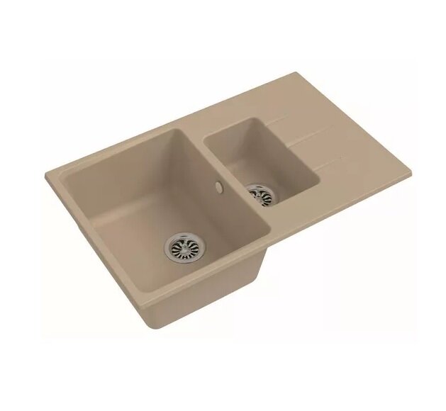 Мойка кухонная Ewigstein Gerd 60KF 78x50 крем