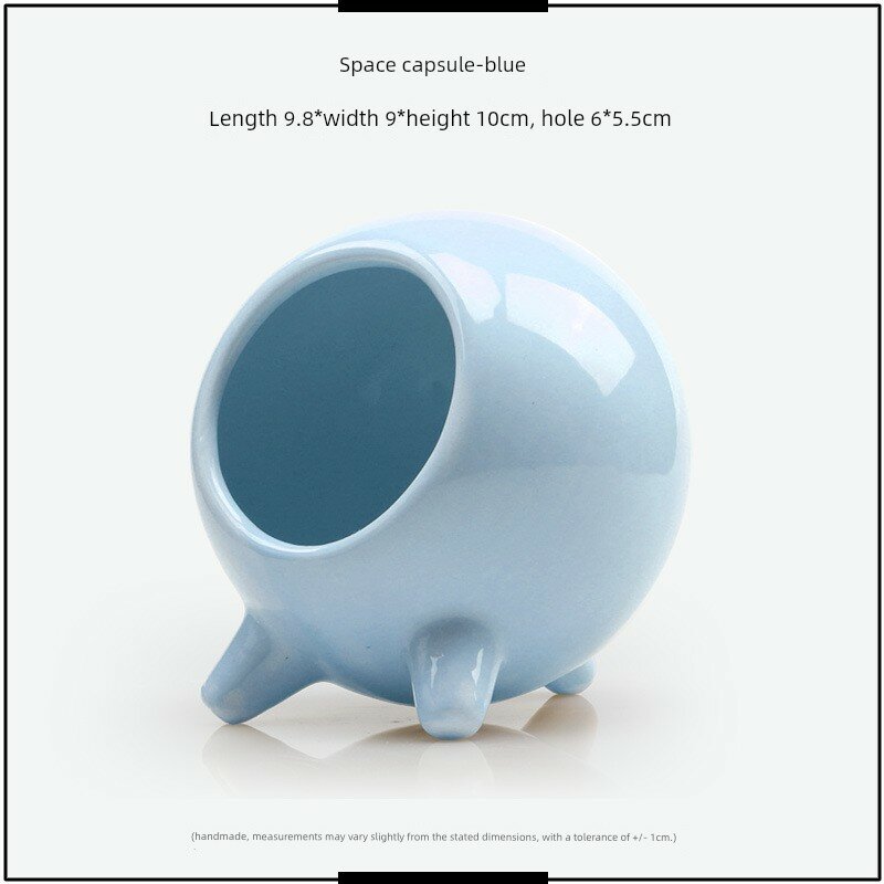 Керамическое укрытие для рыб и креветок в аквариуме, керамический горшок-гнездо, мини-домик для разведения попугаев,