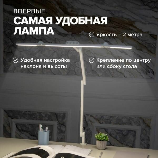 Светильник настольный friendme doublelamp/white