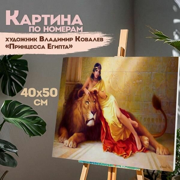 Картина по номерам Остров сокровищ 40х50см Принцесса Египта