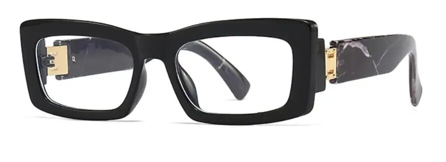Женские очки C1 black clear +225, черные