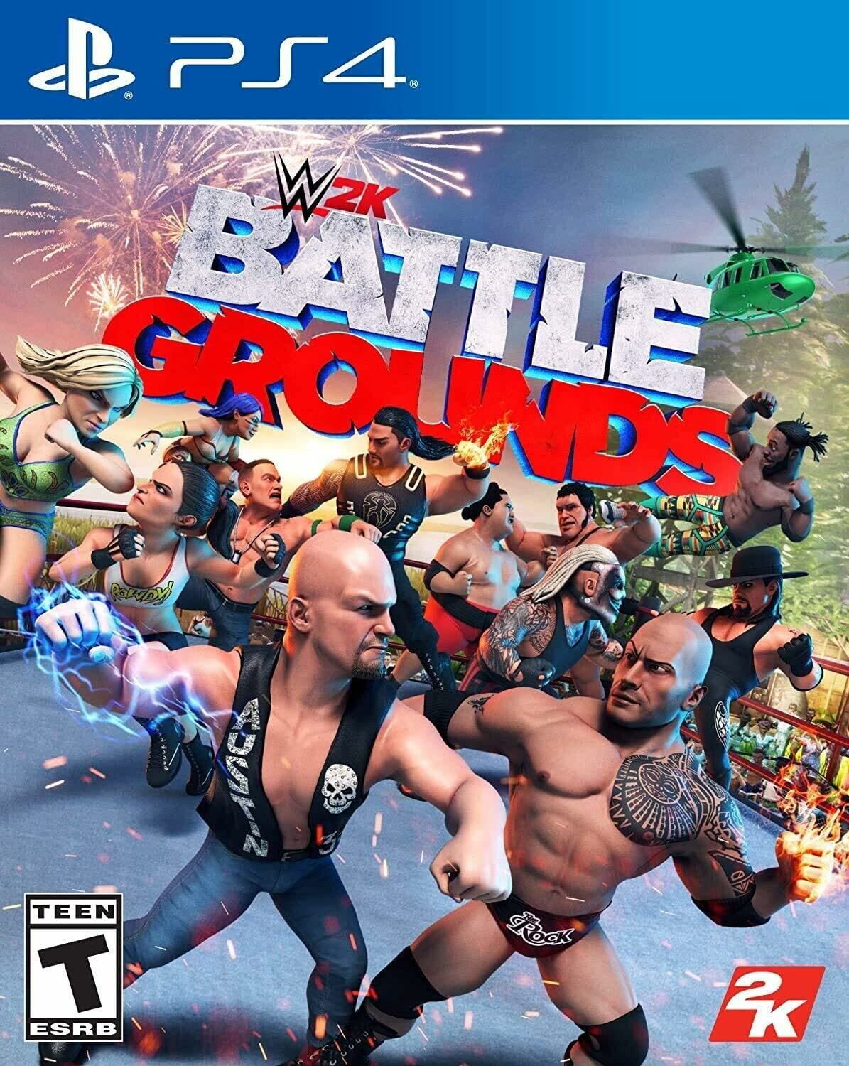 Игра WWE 2K Battlegrounds. Издание на диске. Английская версия на ps4/ps5.