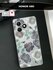 Чехол на Honor X8d / Хонор X8d с принтом Blue Flower, прозрачный