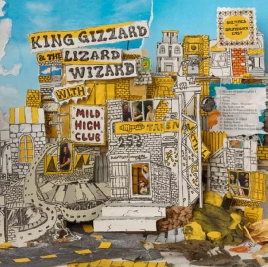 King Gizzard & The Lizard Wizard - Sketches Of Brunswick East (LP), 2025, Heavenly, Black, Фирменная виниловая пластинка