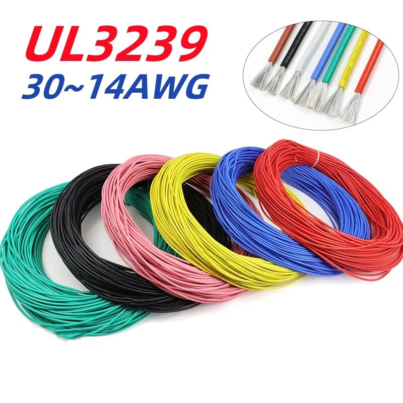 Розовый силиконовый провод 14awg, 1 метр