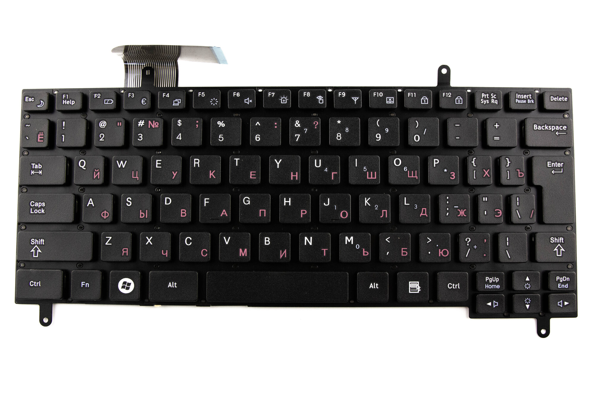 Клавиатура для ноутбука Samsung N210 N220 черная p/n: V114060AS1, CNBA5902706AB, BA59-02706C,