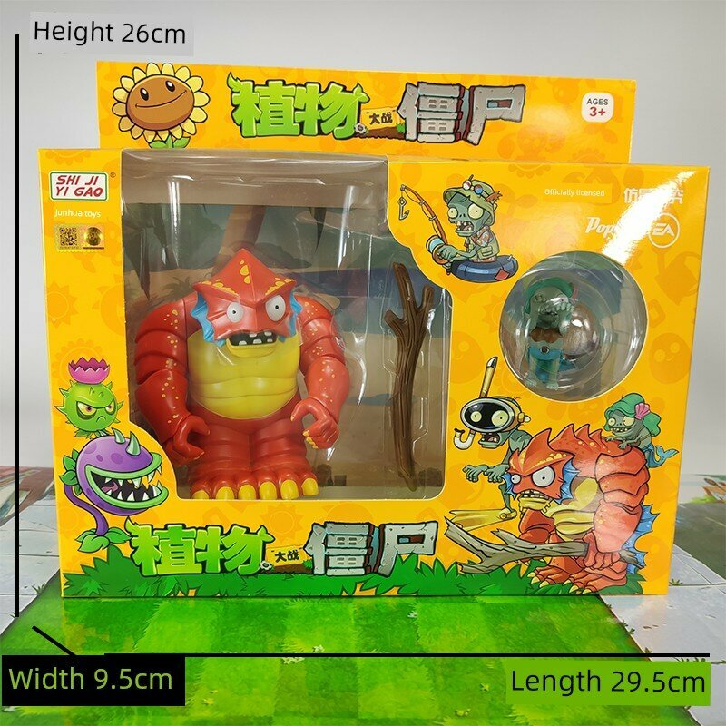 Plants vs Zombies Глубокий Морской Гигант с Магнитом Светозвуковая Шутливая Игрушка