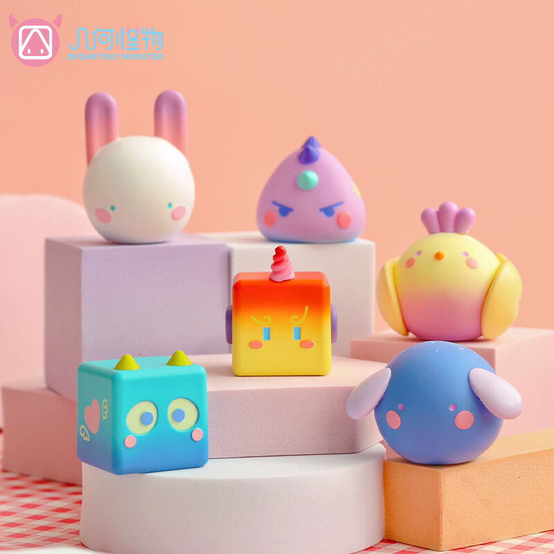 Серия Geometry Monster Shining Realm: Слепые коробки с 24 уникальными фигурками для девочек