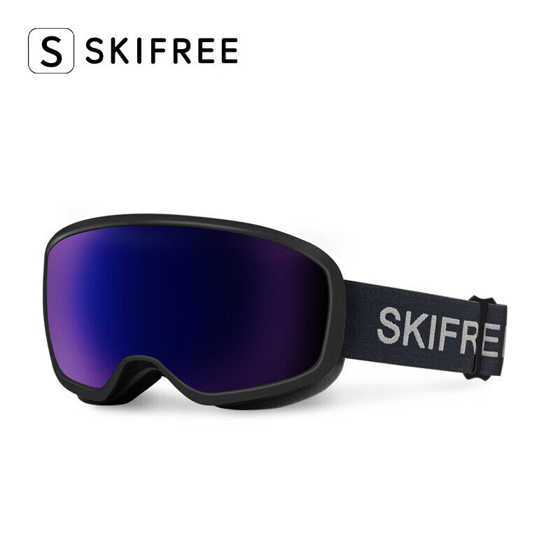 SKIFREE Сноубордические очки с антизапотеванием и УФ-защитой Цвет：Сине-черный