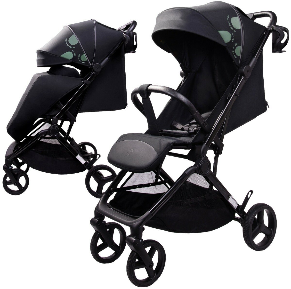Коляска прогулочная Amarobaby Ride черный