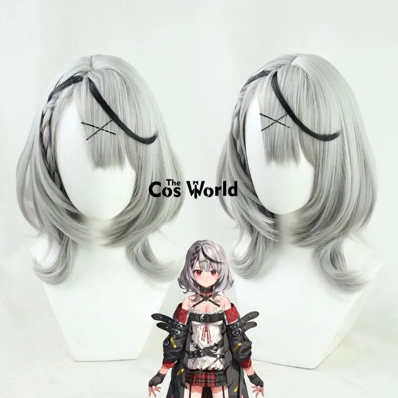 Косплей парик Sakamata Chloe, серый, Style A