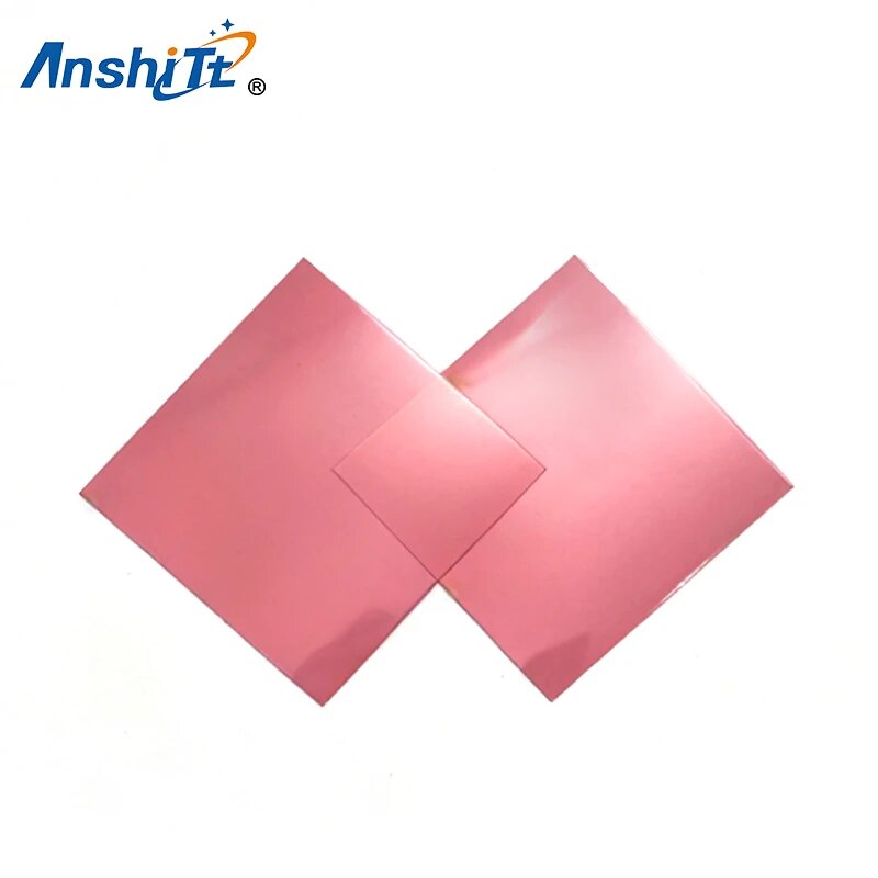 Поляризационная пленка для экрана 5x5 см, цветная Розовый, red