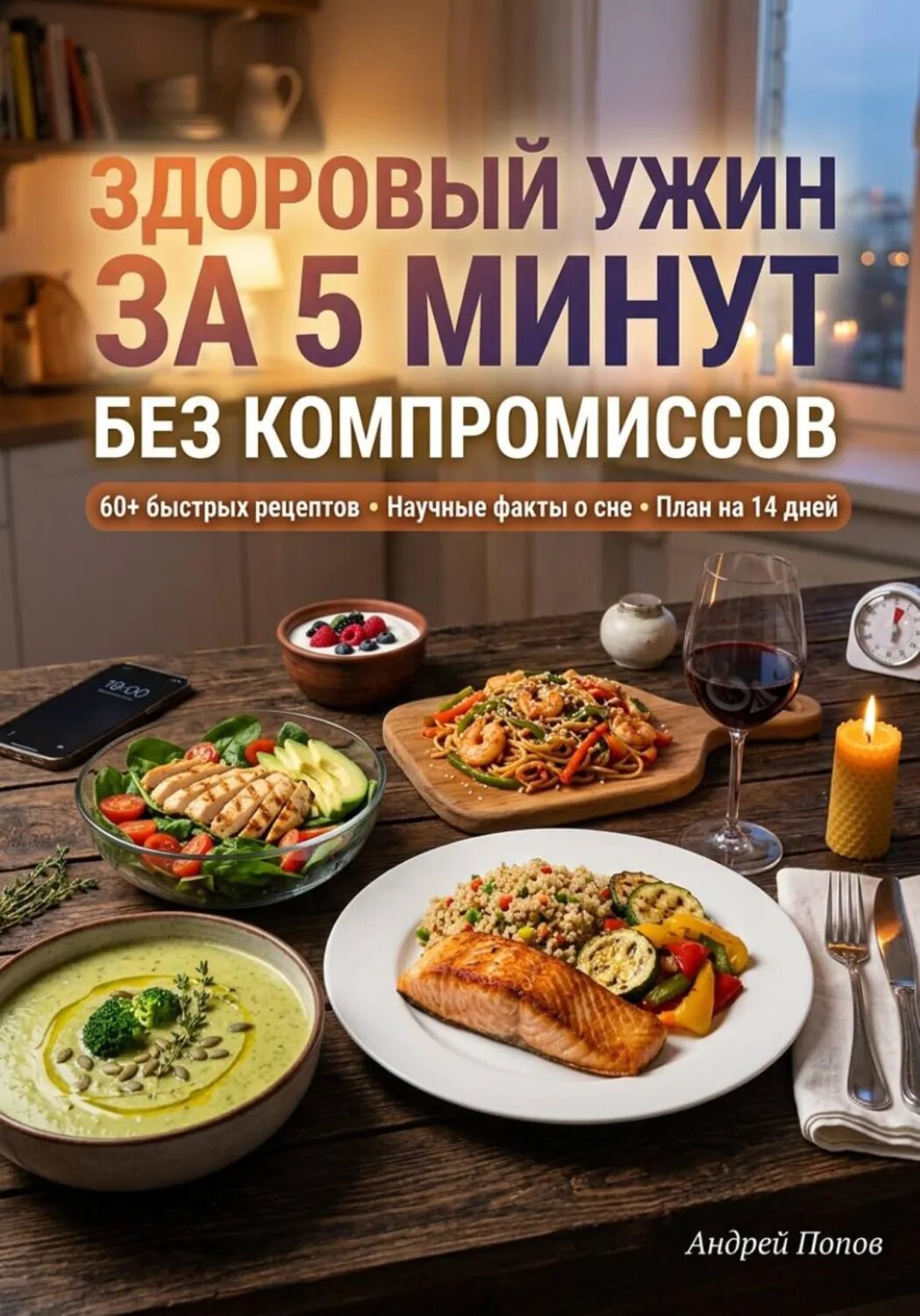Здоровый ужин за 5 минут без компромиссов [Цифровая книга]