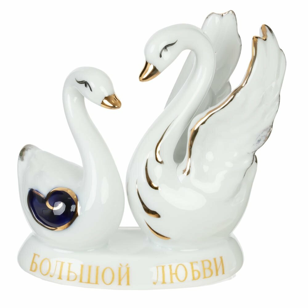 Фигурка декоративная Лебеди, 7х3,5х6,5 см KSM-819921