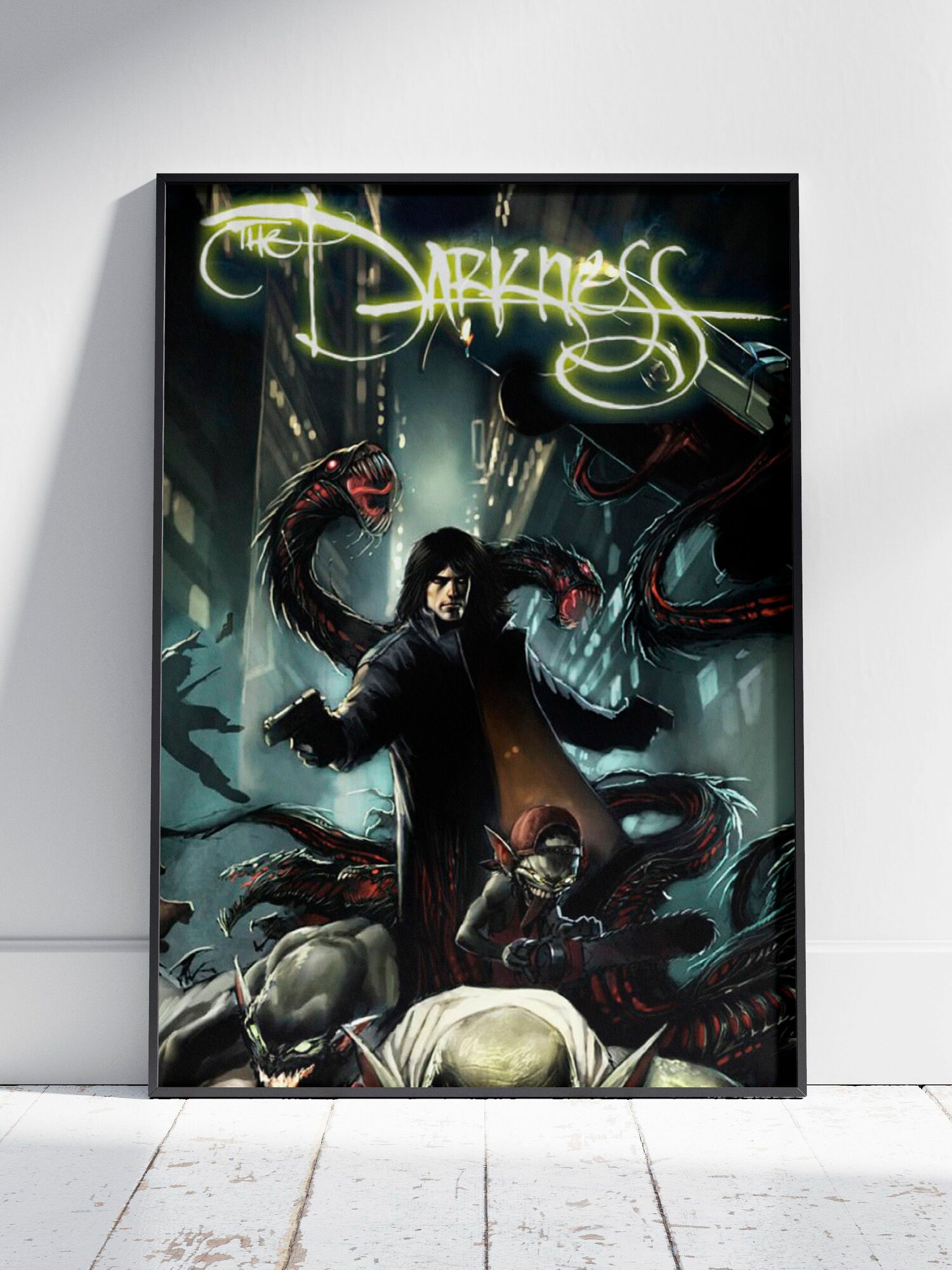 Плакат на стену для интерьера Зе Даркнесс (The Darkness 8) - Постер по игре формата A4 (21x30 см)