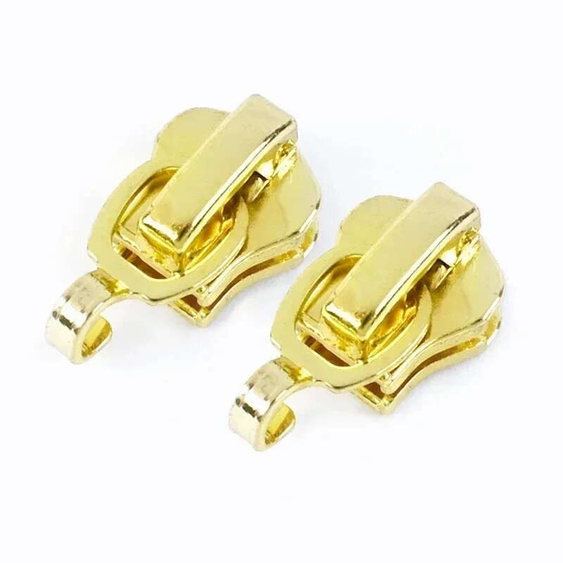 Ползунки для молнии No5, Gold, 10 шт