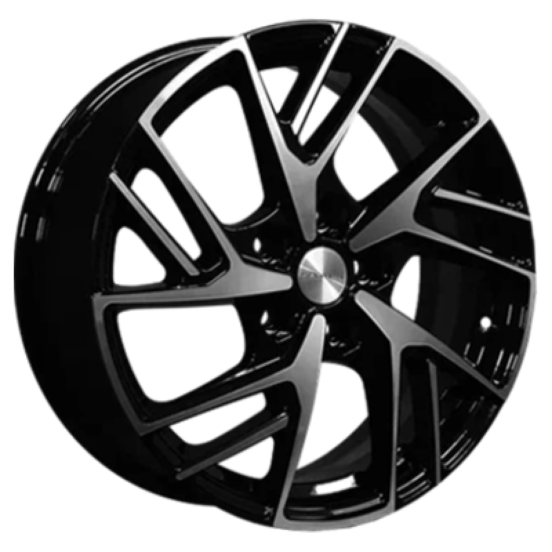 Диск колесный Khomen Wheels KHW1722 (Mazda3-CX30) 6,5x17 5x114,3 Dia67.1 ET45 цвет Black-FP