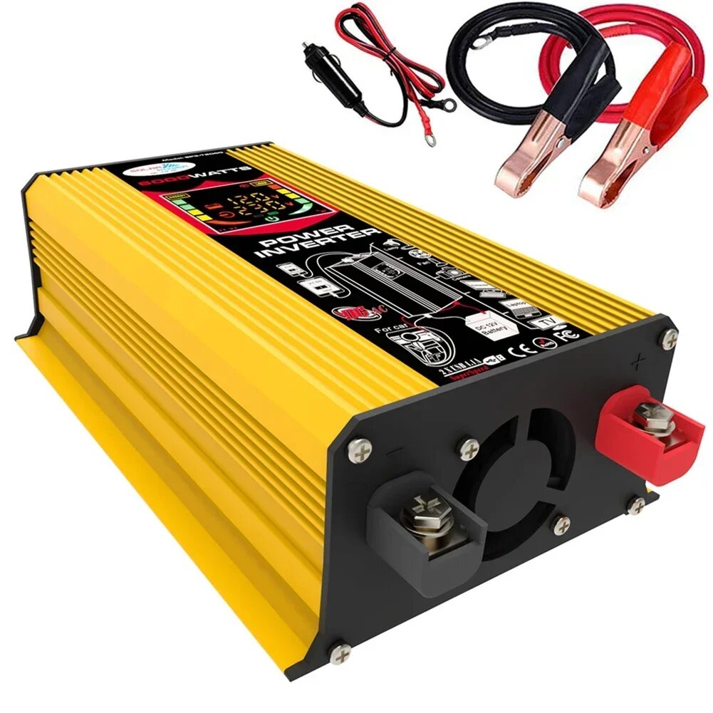 Автоинвертор 6000W Yellow 12V-110V