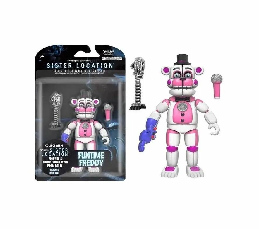 Фигурка Funko Фредди фнаф, медведь, подвижный, 13см, разноцветная