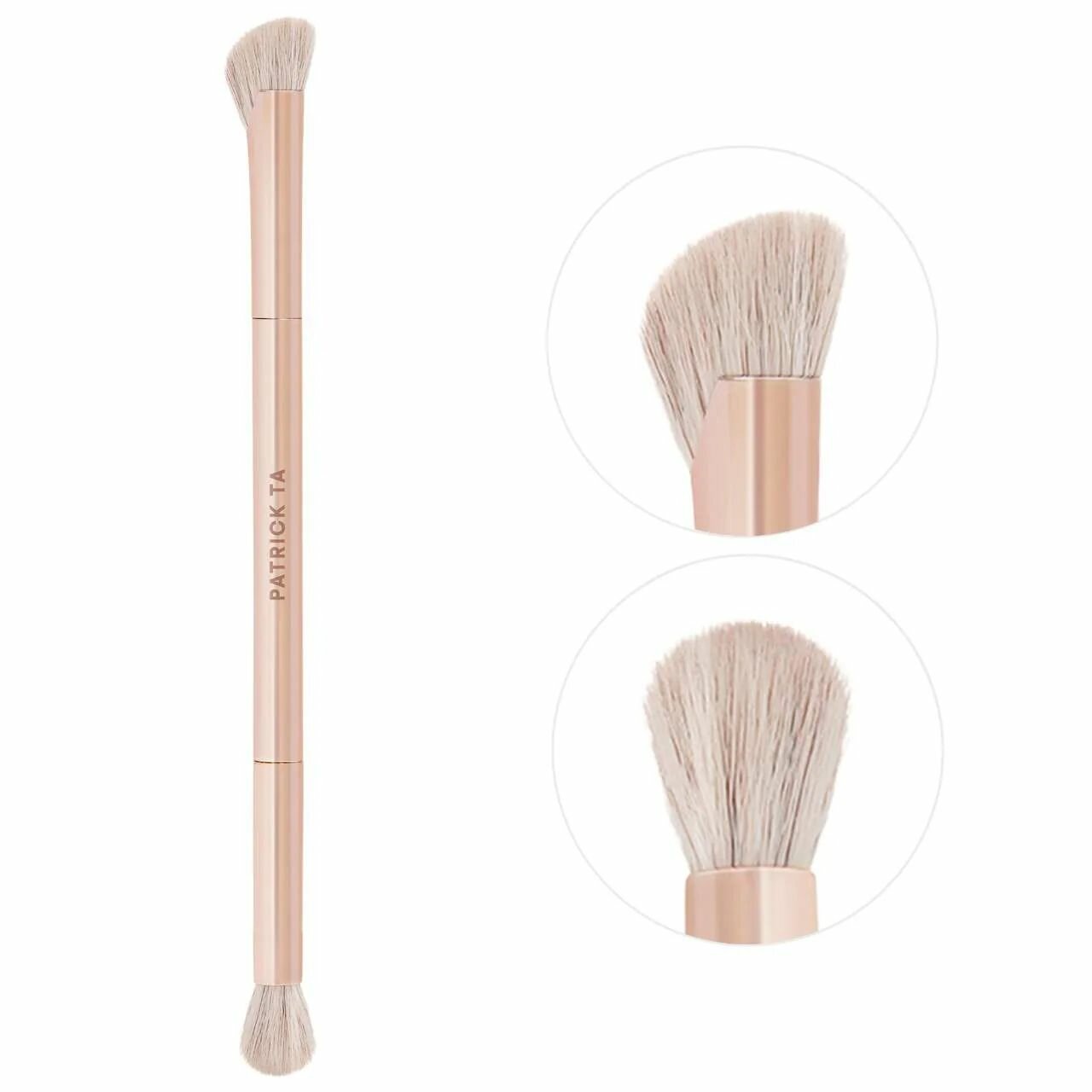PATRICK TA Двусторонняя кисть для контурирования Dual Ended Precision Sculpting Brush