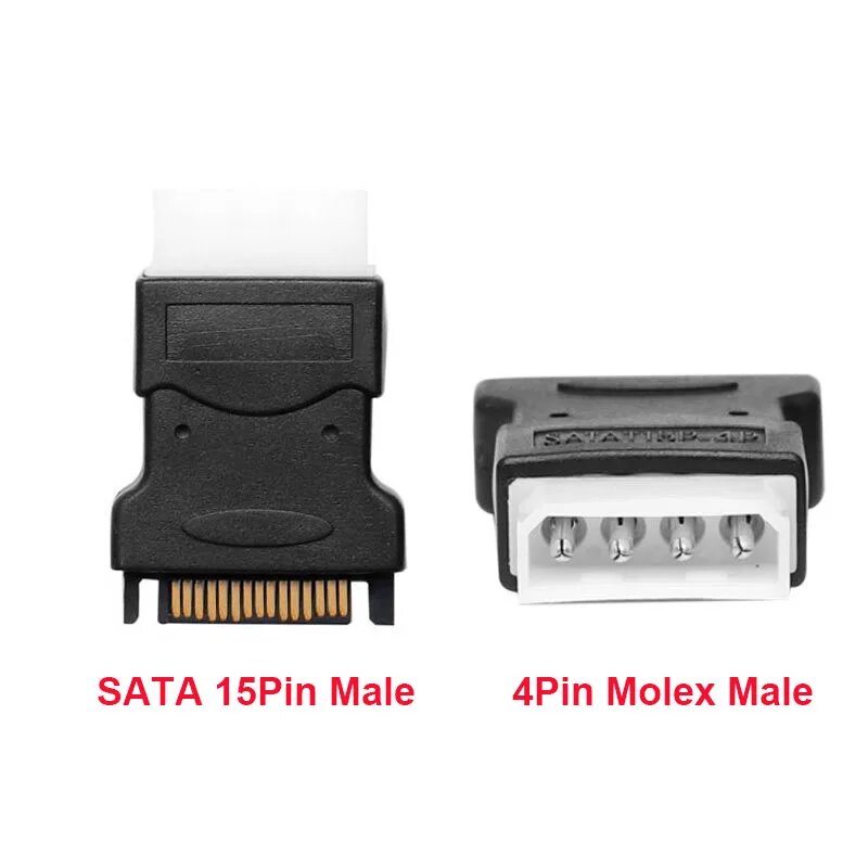 Кабель-адаптер SATA на 4-контактный Molex IDE OULLX 4 PIN Male