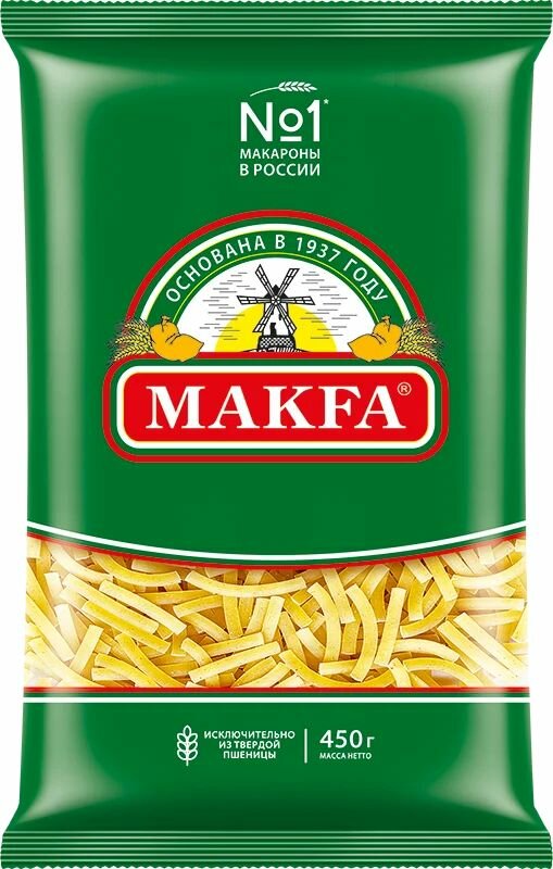 Макароны Лапша Макфа, 450г — фото 1