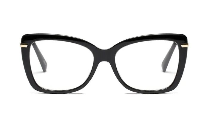 Женские очки "кошачий глаз" C4 bright black