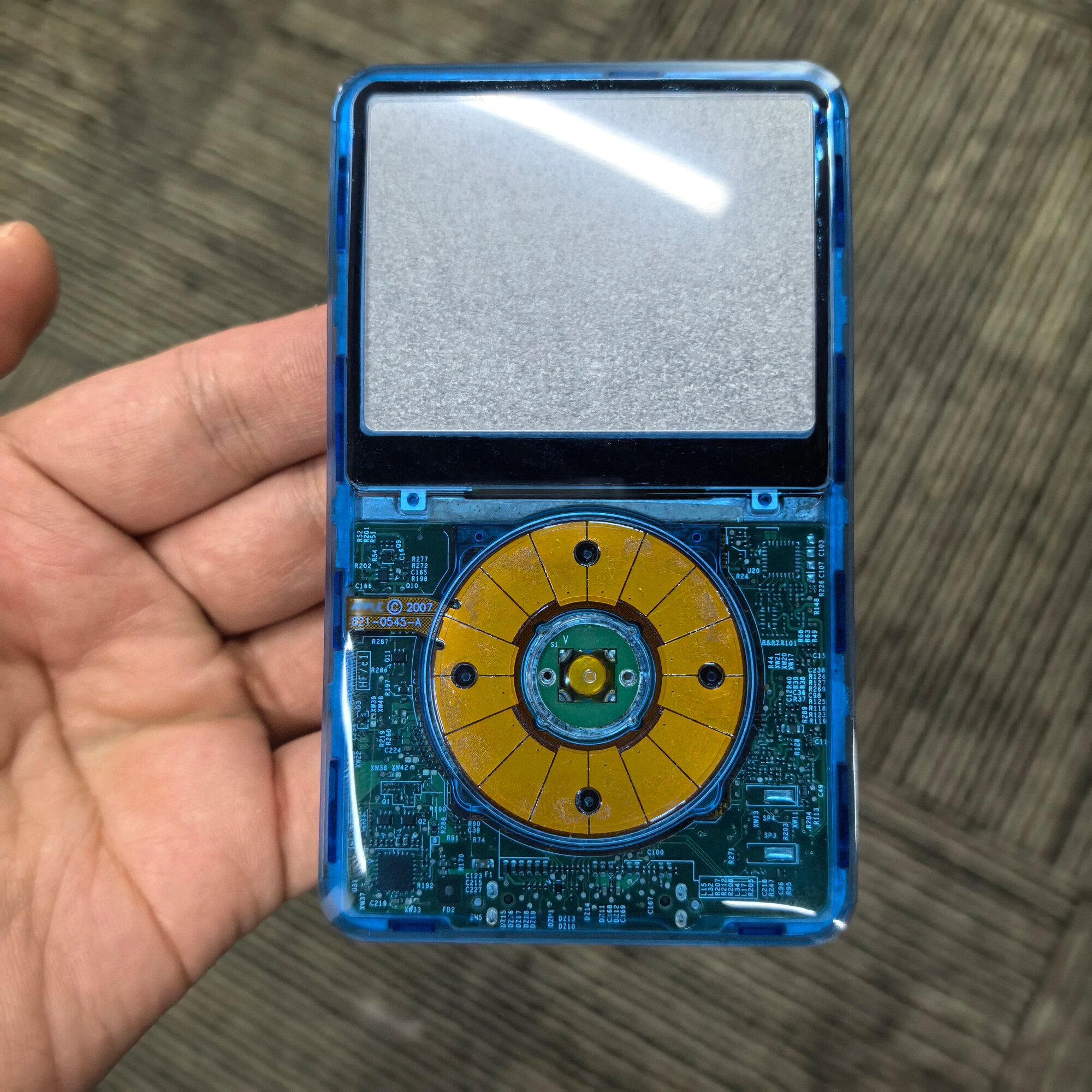 Крышка для iPod Classic 6-7 поколения, Clear Light Blue