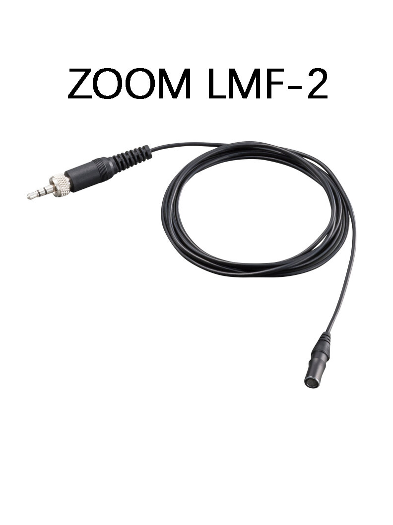 Петличный микрофон Zoom LMF-2，Разъем с винтовой фиксацией предотвращает отсоединение кабеля.