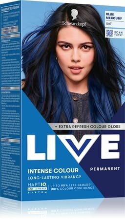 Краска для волос Schwarzkopf LIVE Intense Colour, оттенок U67 Blue Mercury, 1 шт