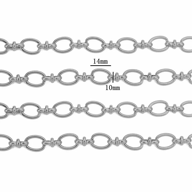 Цепь из нержавеющей стали Steel-H, 1 метр