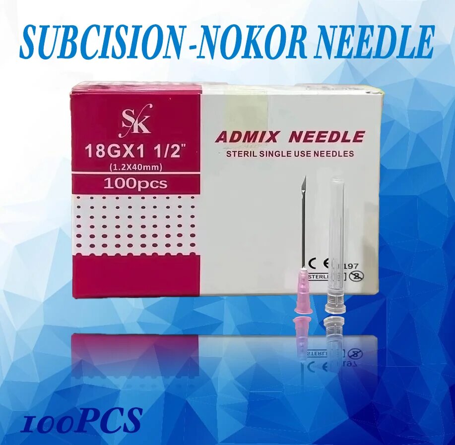 Иглы для субцизии NOKOR 18G стерильные 100шт