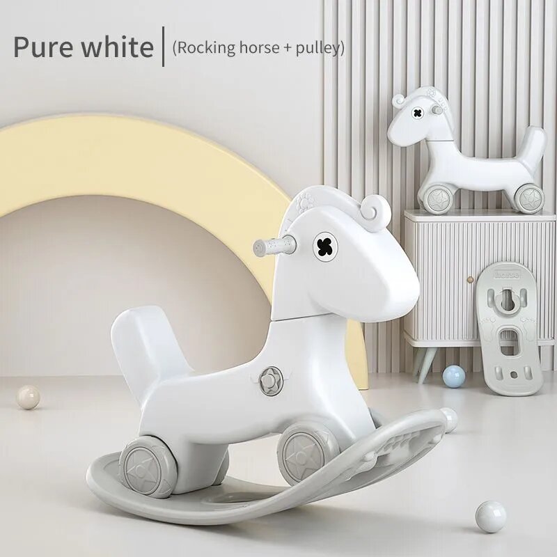 Качалка-беговел-балансир LITTLE PALACE лошадка 3в1 детская