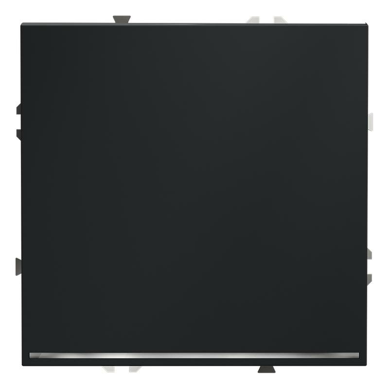 Переключатель проходной 1-кл. СП S70 10А с подсветкой механизм графит Voltum VLS010407