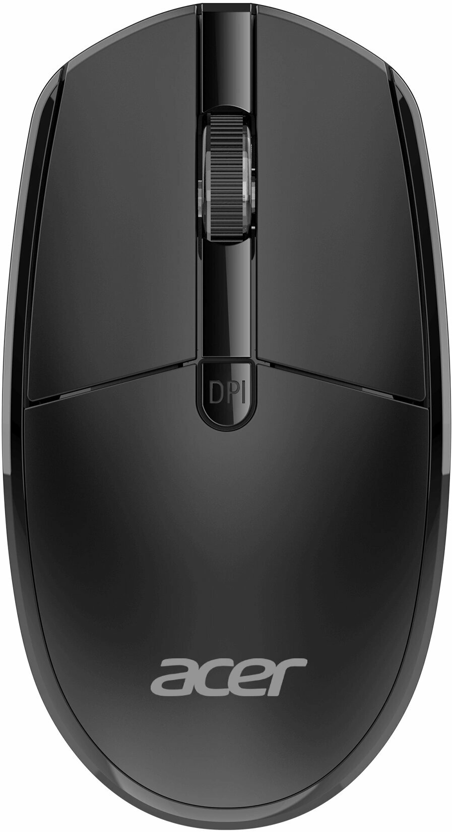 Мышка компьютерная Acer OMR408 черная оптическая 1600dpi